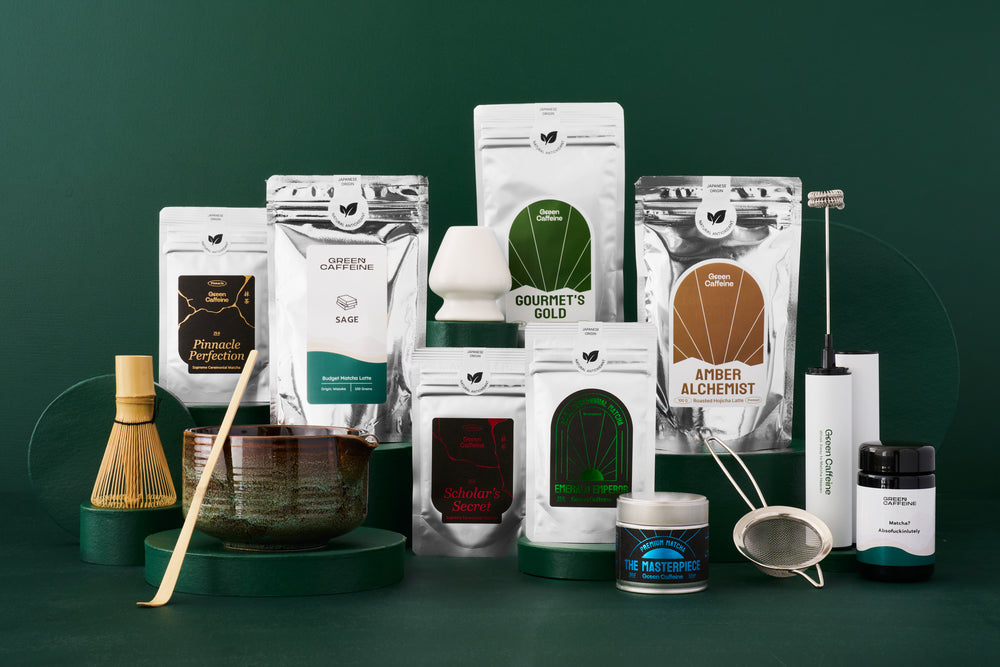 Ultimate Matcha & Accessories - All in One Collection - Green Caffeine